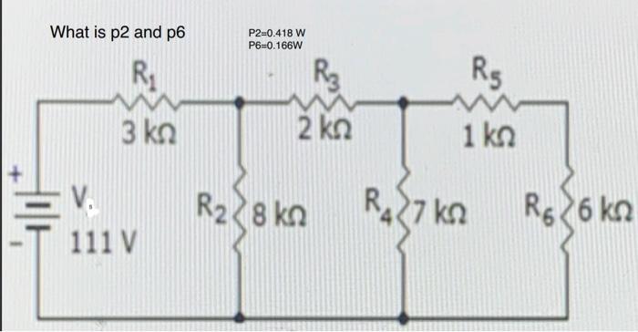 Solved What is p2 and p6 | Chegg.com