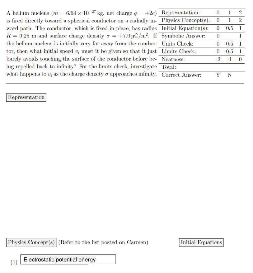 Solved A helium nucleus (m = 6.64 \times 10−27 ﻿kg, ﻿net | Chegg.com