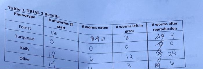 Solved how do i calculate the phenotype frequency for the 4 | Chegg.com