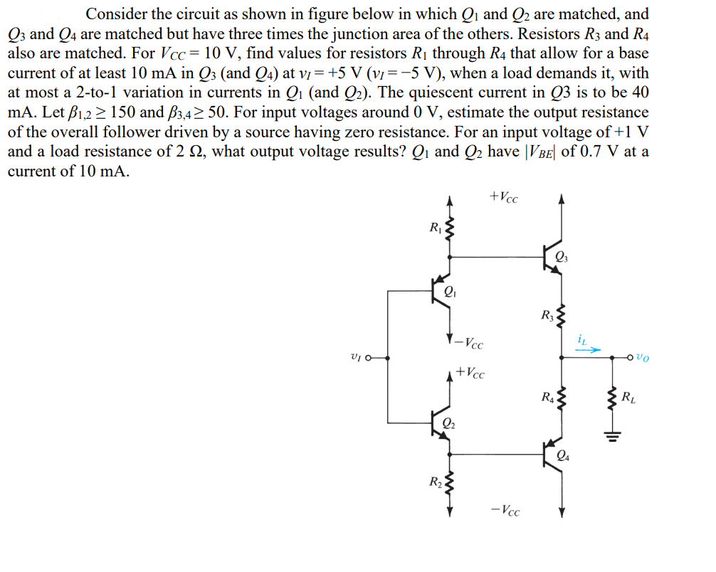 Solved Consider the circuit as shown in figure below in | Chegg.com