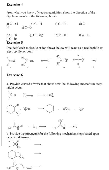 Solved Organic Chemistry 1(CHEM 3102) Sheet activity chap. 1 | Chegg.com
