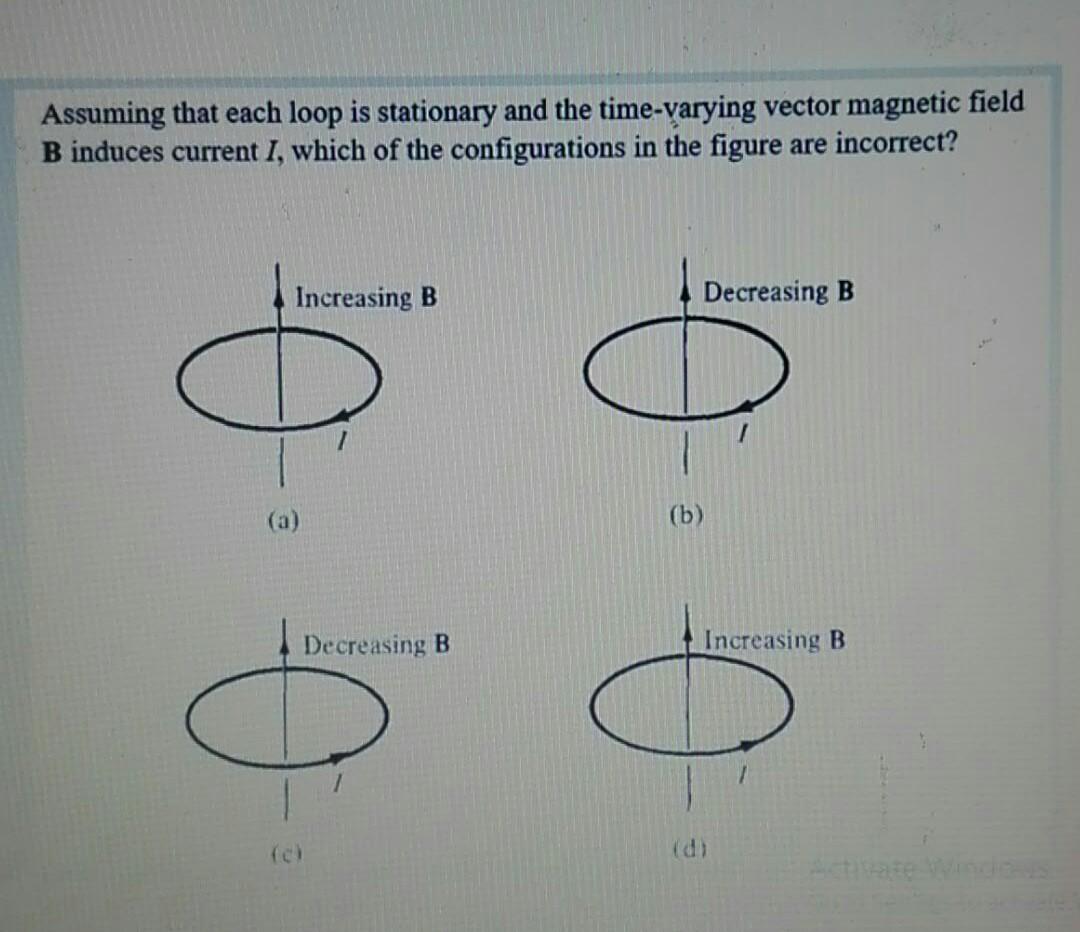 Solved Assuming that each loop is stationary and the | Chegg.com