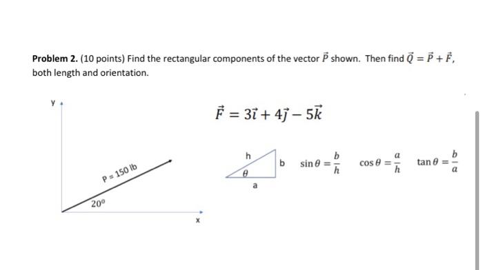 Solved Problem 2. (10 points) Find the rectangular | Chegg.com