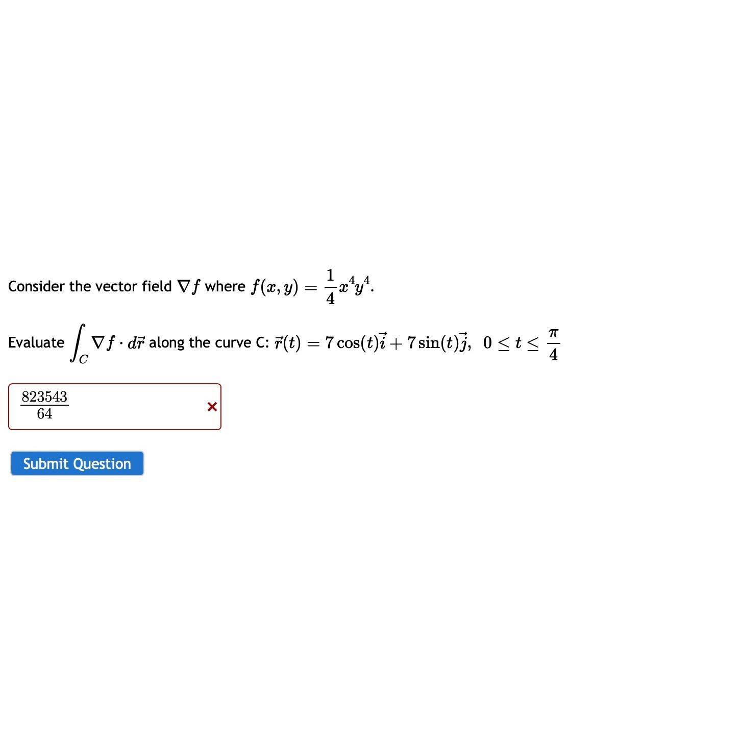 Solved Consider the vector field gradf where | Chegg.com