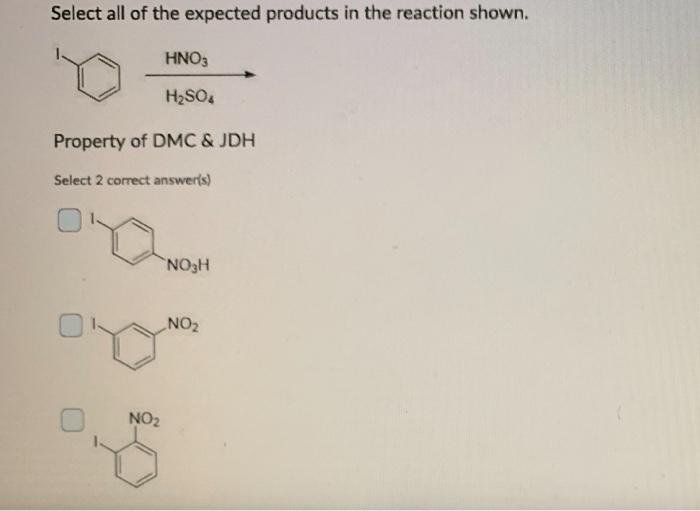 Solved Which of the following would be the product of the | Chegg.com