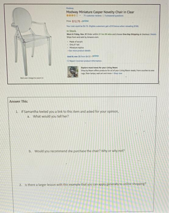 Solved What's The Catch? Be A Savvy Consumer! As a consumer, | Chegg.com