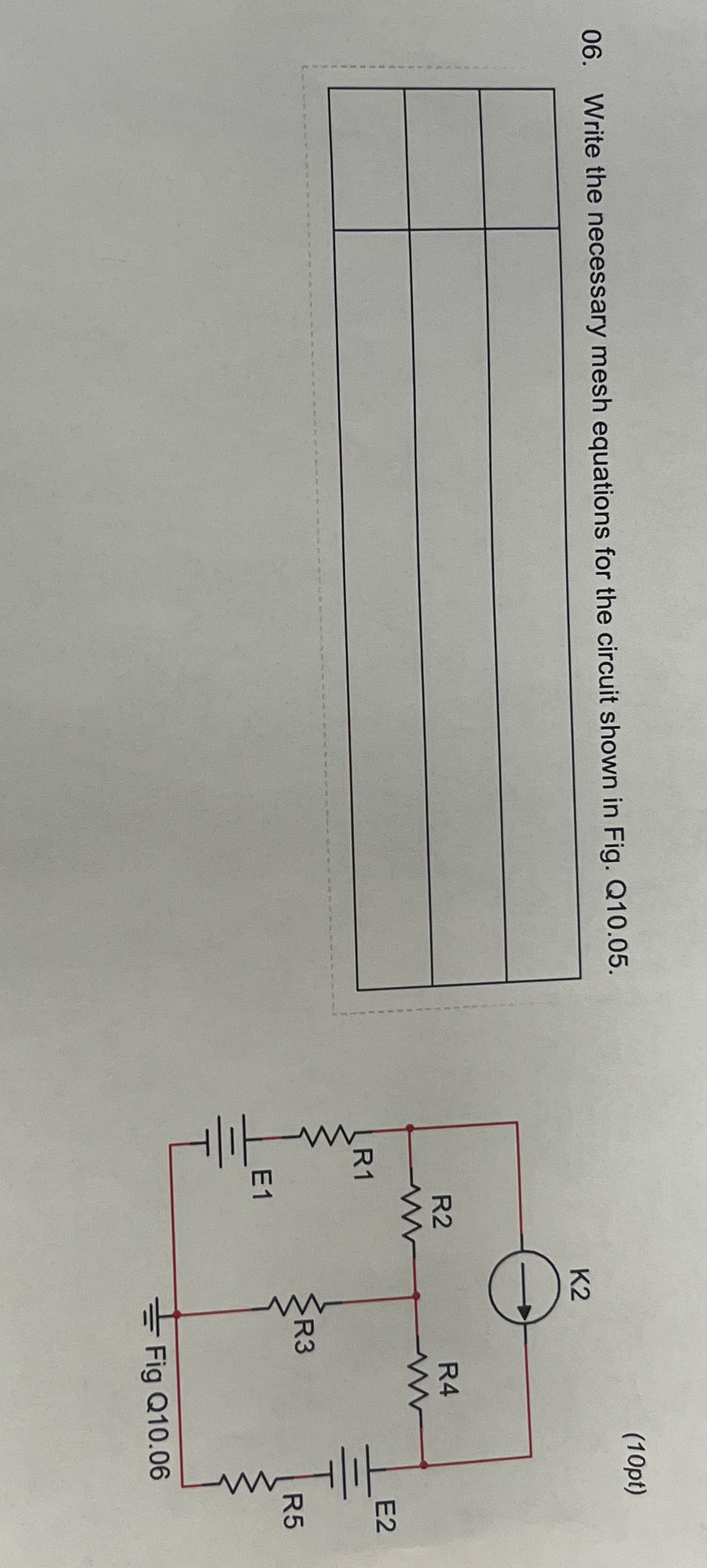 Solved Write the necessary mesh equations for the circuit | Chegg.com