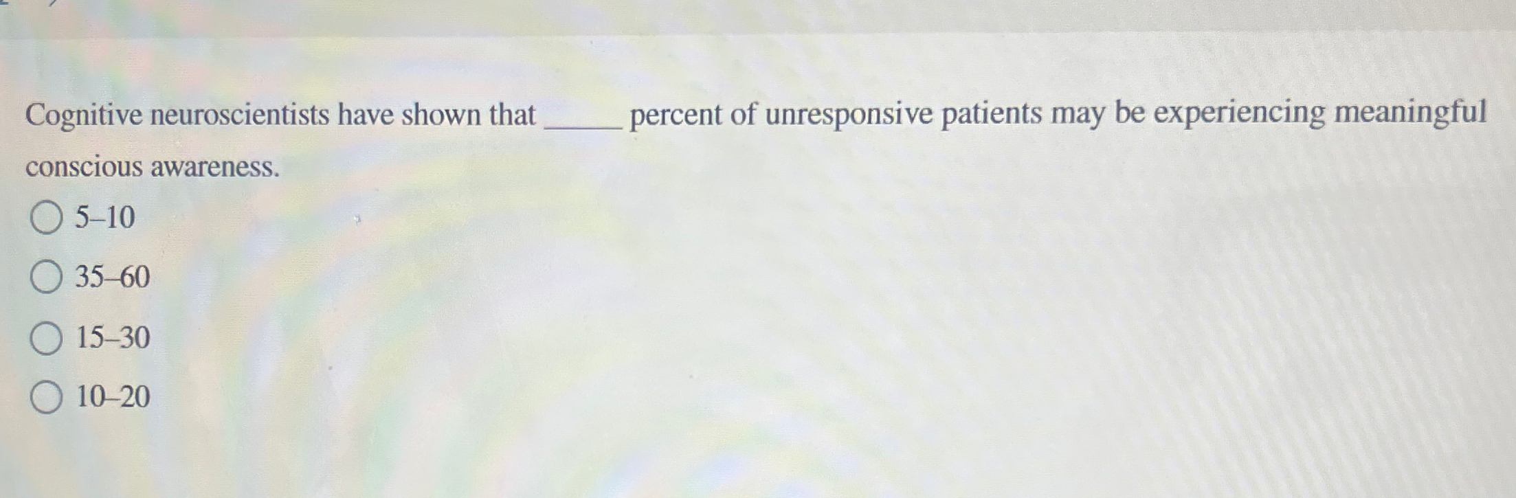 Solved Cognitive neuroscientists have shown that q, ﻿percent | Chegg.com