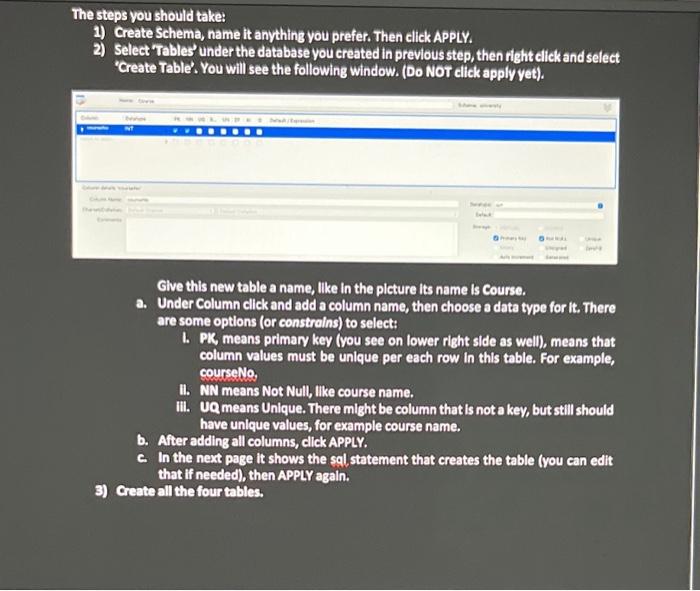 Solved You need to use MySQL workbench, please. MySQL | Chegg.com