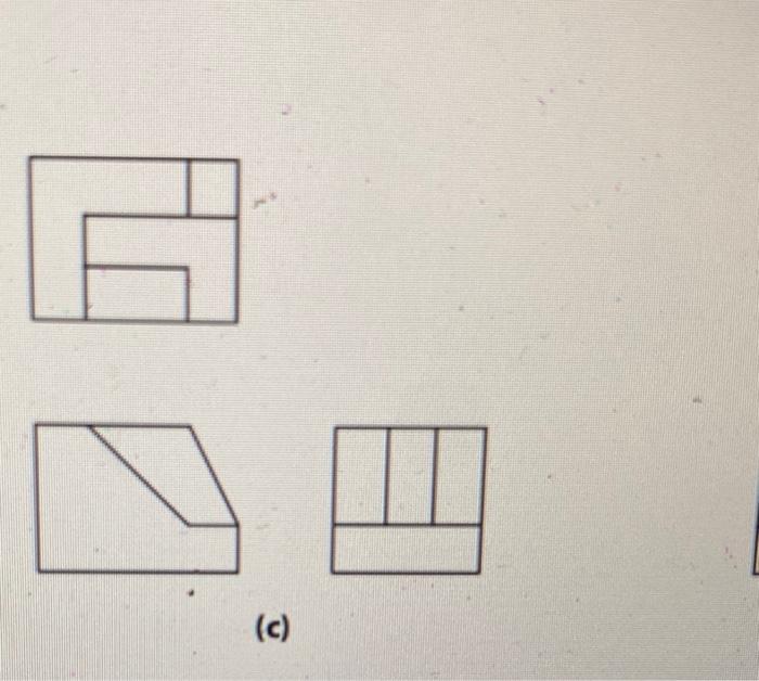 Solved Freehand sketch an isometric, a 45-degree oblique, | Chegg.com