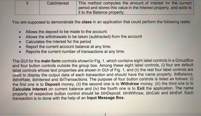 This for Visual Basic(text book: starting out visual | Chegg.com
