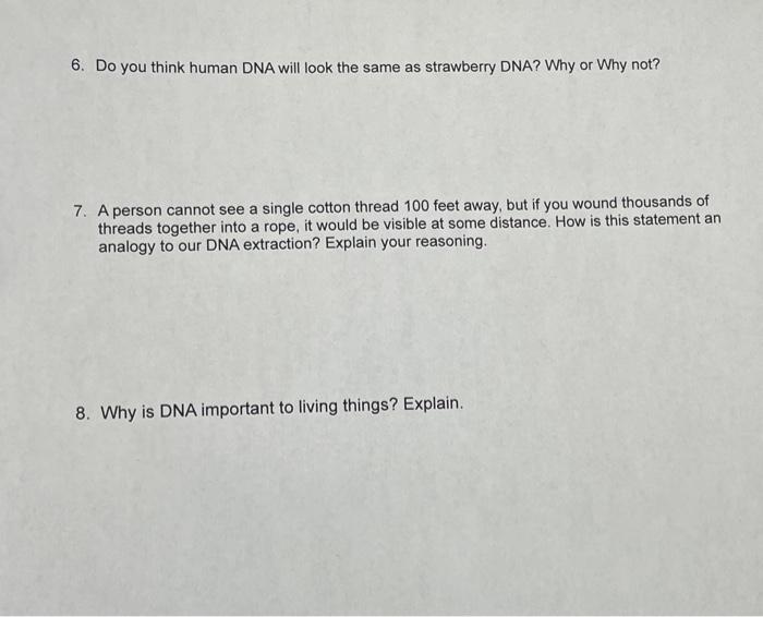 Solved 1. Draw the DNAI Relate its chemical structure to how | Chegg.com