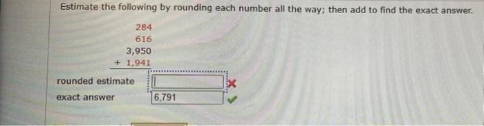 Solved Estimate the following by rounding each number all | Chegg.com