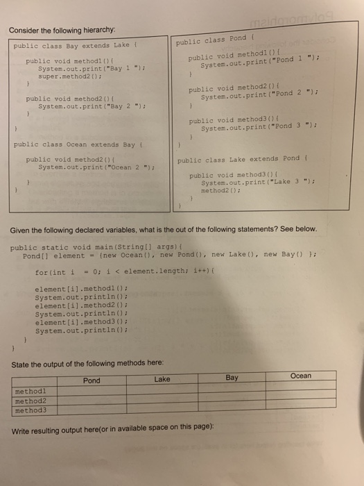 Solved Subclass + Superclass True/False 1. A subclass is a | Chegg.com