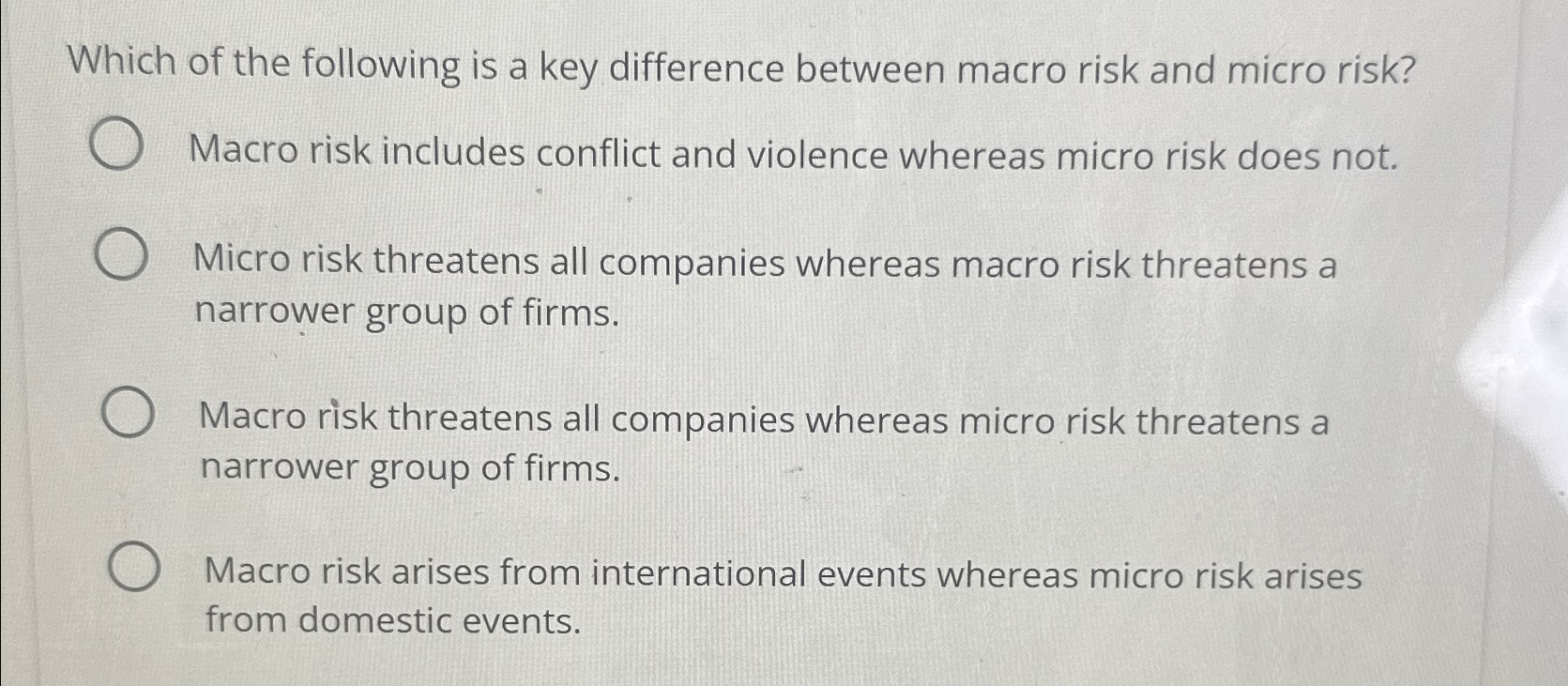 Solved Which of the following is a key difference between | Chegg.com