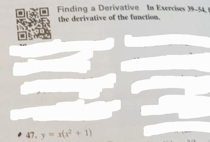 Solved Finding a Derivative In Exercises 39-54, the | Chegg.com