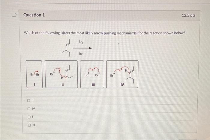 Solved Which of the following is(are) the most likely arrow | Chegg.com