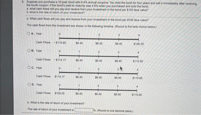 Solved 1. Weat a toe ins af istam of pout investment?Suppose | Chegg.com