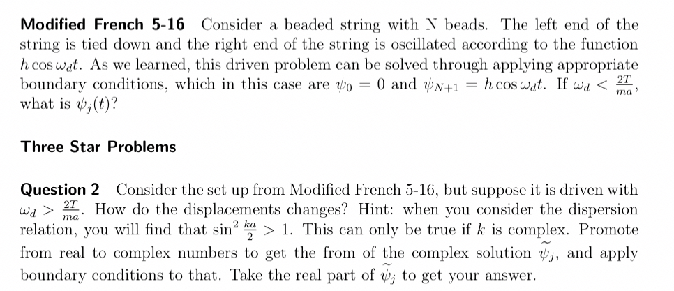 Solved QUESTION 2!!! ﻿ Consider the set up from Modified | Chegg.com