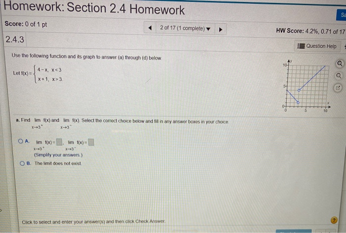 Solved Homework Section 2 4 Homework Sa Score 0 Of 1 Pt 2