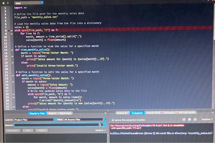 Solved im not sure what the error is, can i get some | Chegg.com