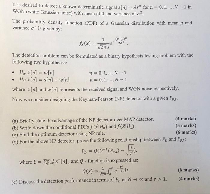 Solved what arr the conditional PDFs related to the problem | Chegg.com
