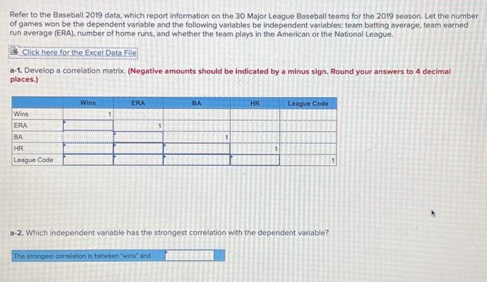 Solved A1 fx Team \begin{tabular}{|c|c|c|c|c|c|c|c|} \hline | Chegg.com