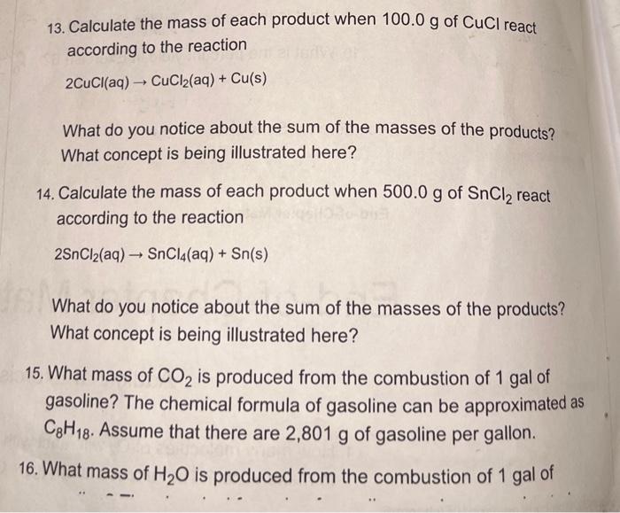 Solved How many molecules of O2 will react with 6.022×1023 | Chegg.com