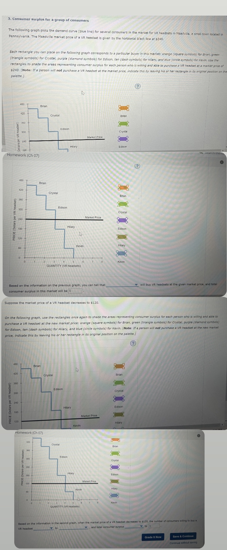 Solved Consumer surplus for a group of consumersThe | Chegg.com