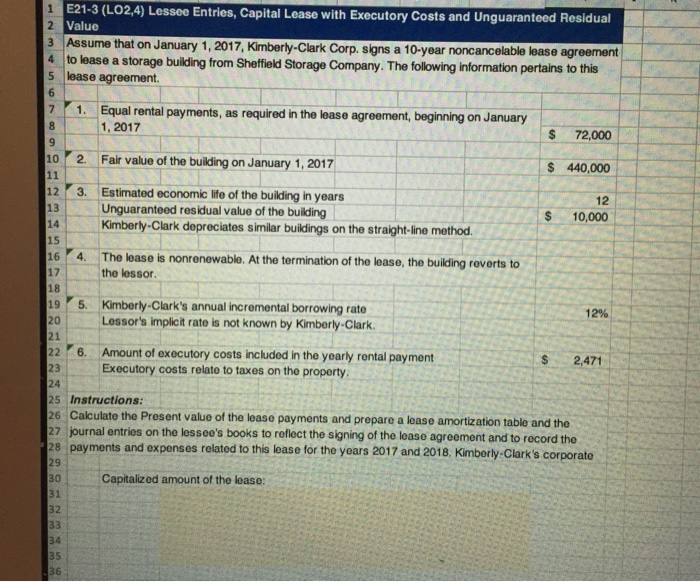 Solved Assume that on Jan 1, 2017. kimberly clark corp. sign | Chegg.com
