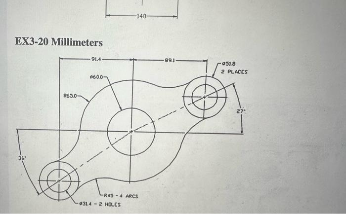 Solved EX 3-20 millimeters Please include a step by step on | Chegg.com
