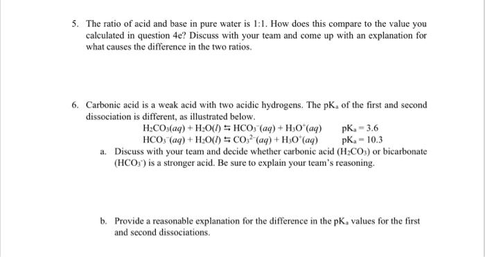 Solved 1. Acid and base reactions are common throughout | Chegg.com