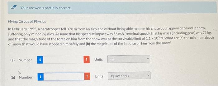 Solved Flying Circus of Physics In February 1955, a | Chegg.com