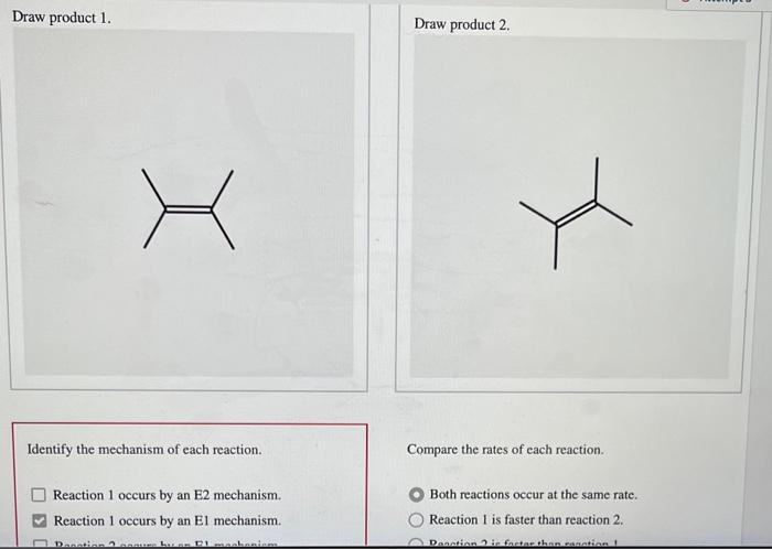 Solved identify the mechanisms for both problems. -reaction | Chegg.com