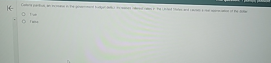 Solved Ceteris paribus, an increase in the government budget | Chegg.com