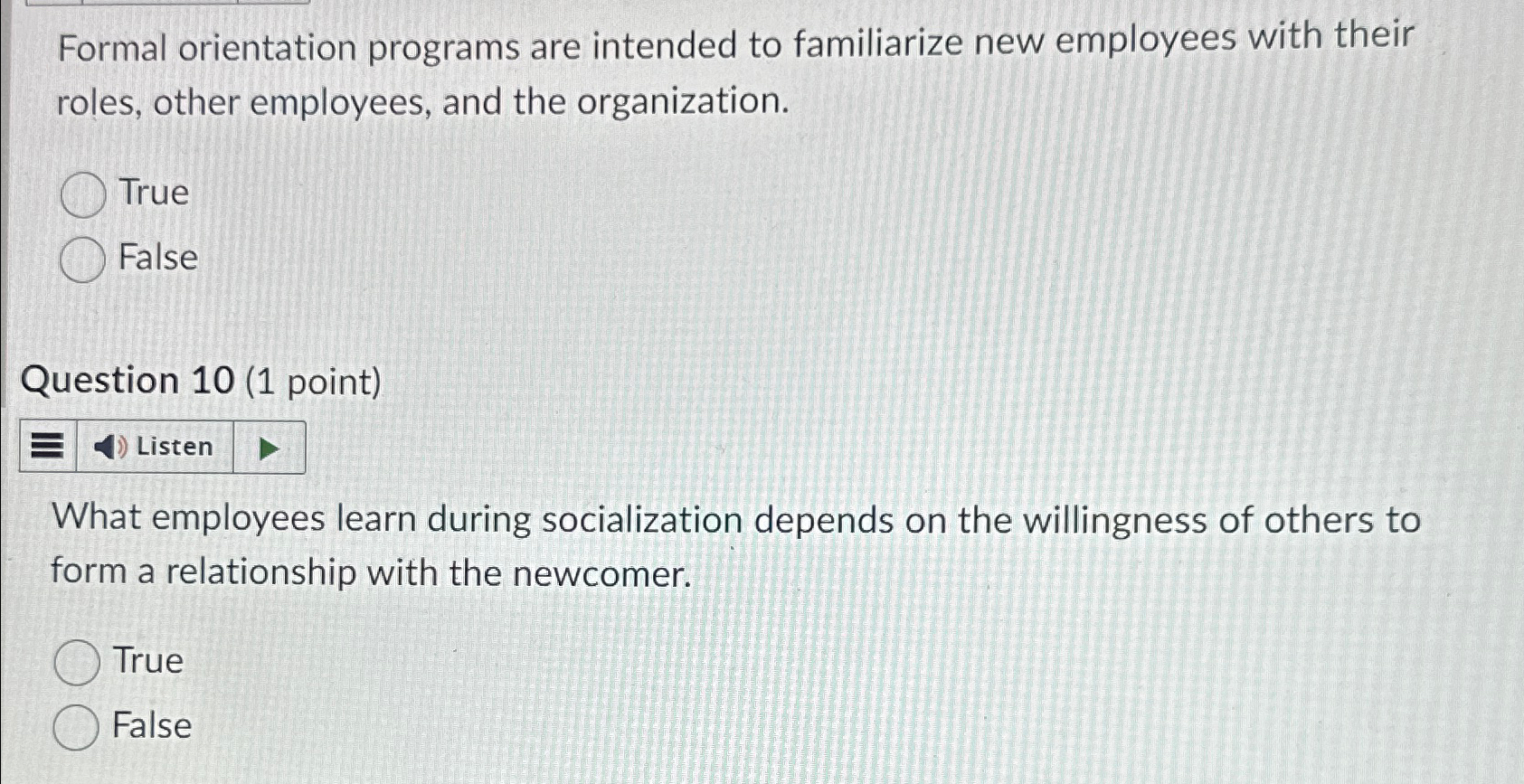 Solved Formal orientation programs are intended to | Chegg.com