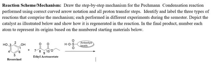 Solved Reaction Scheme/Mechanism: Draw the step-by-step | Chegg.com