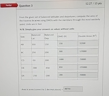 Solved PattalQuestion 312.2715ptsFrom the given set of | Chegg.com