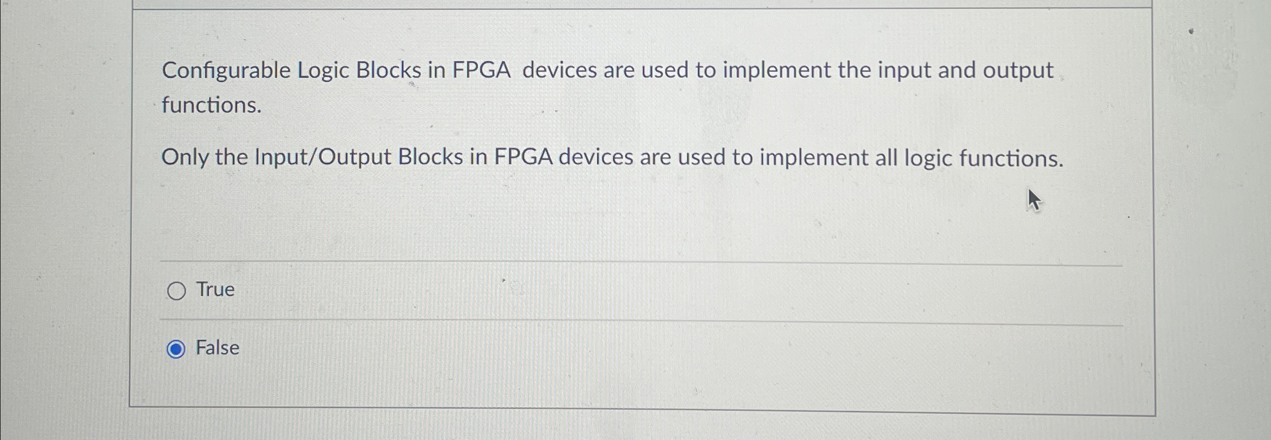 Solved Configurable Logic Blocks In Fpga Devices Are Used To 5707