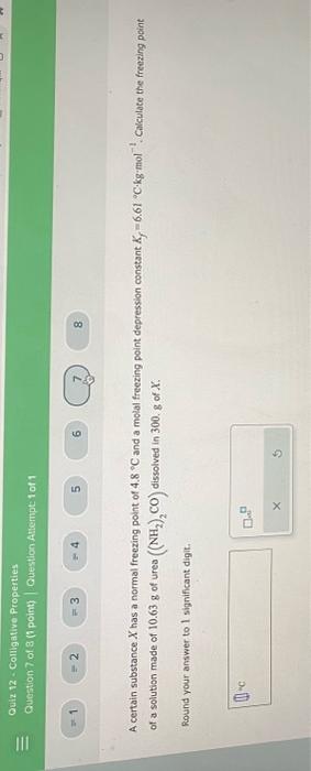 Solved of a solution made of 10.63 g of urea ((NH2)2CO) | Chegg.com