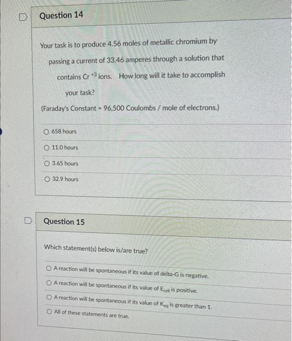 Solved Your task is to produce 4.56 moles of metallic | Chegg.com
