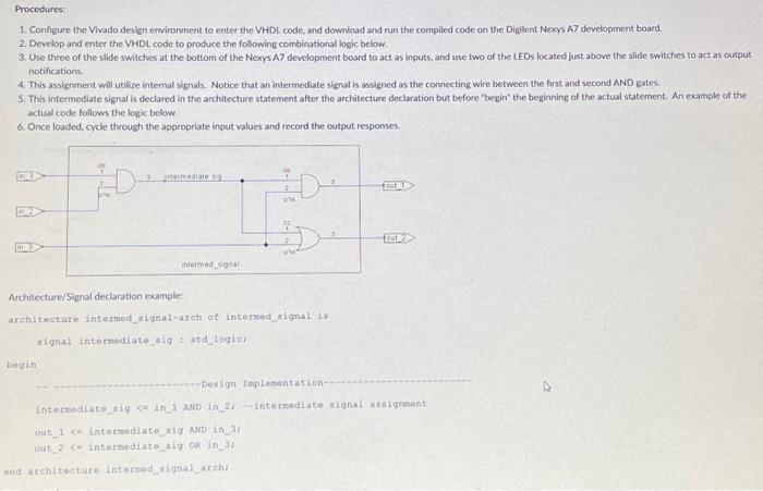 1. Configure the Vivado desien environment to enter | Chegg.com