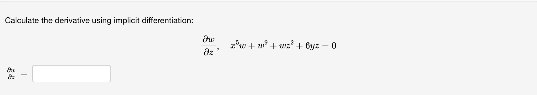 Solved Calculate the derivative using implicit | Chegg.com