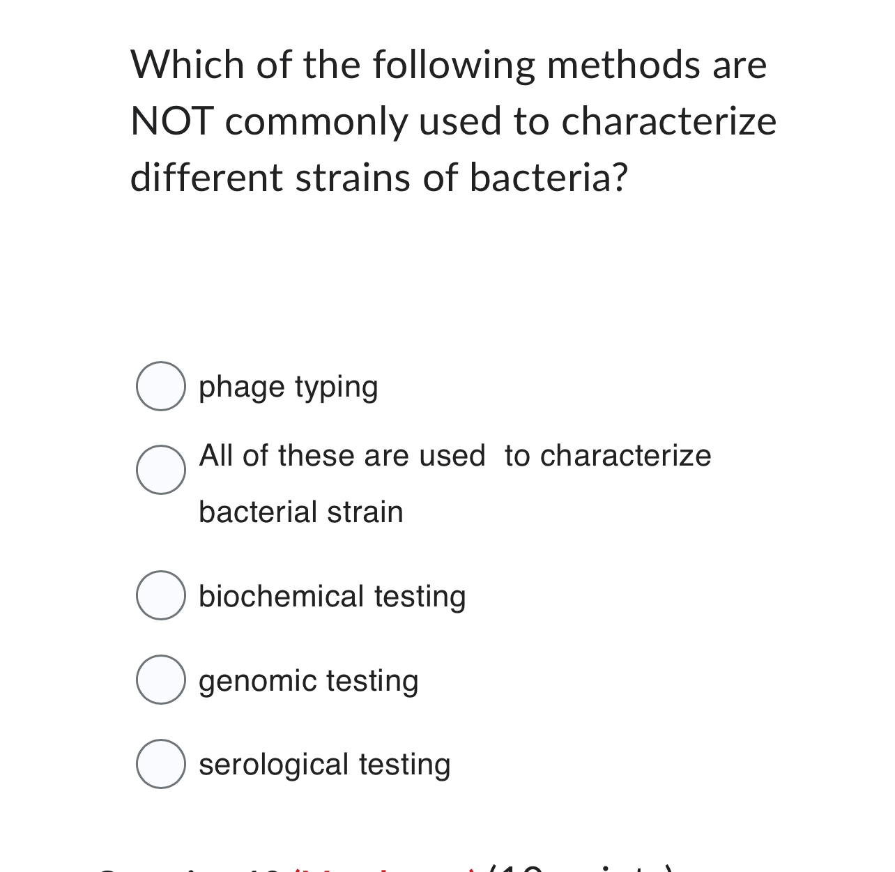 Solved Which of the following methods are NOT commonly used | Chegg.com