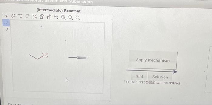 Solved ODCX (Intermediate) Reactant Br Tip: Add curved | Chegg.com