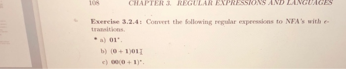 Solved Chapter 3 Regular Expressions And Languages 108