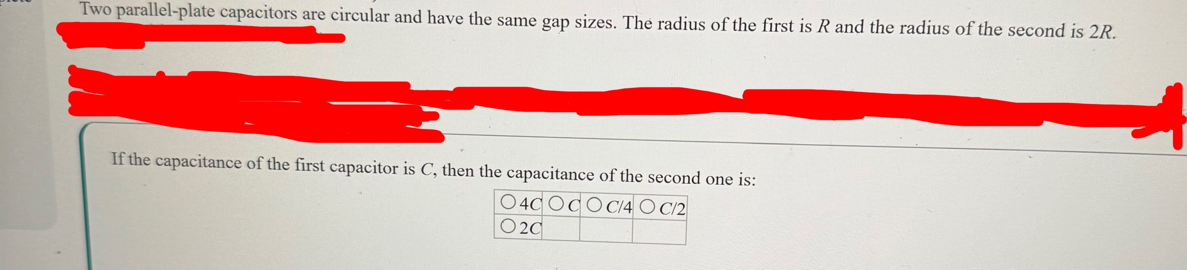 Solved Two parallel-plate capacitors are circular and have | Chegg.com