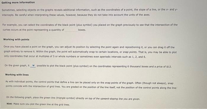 Solved 6. The graphs tool Using Aplia graphs Some questions | Chegg.com