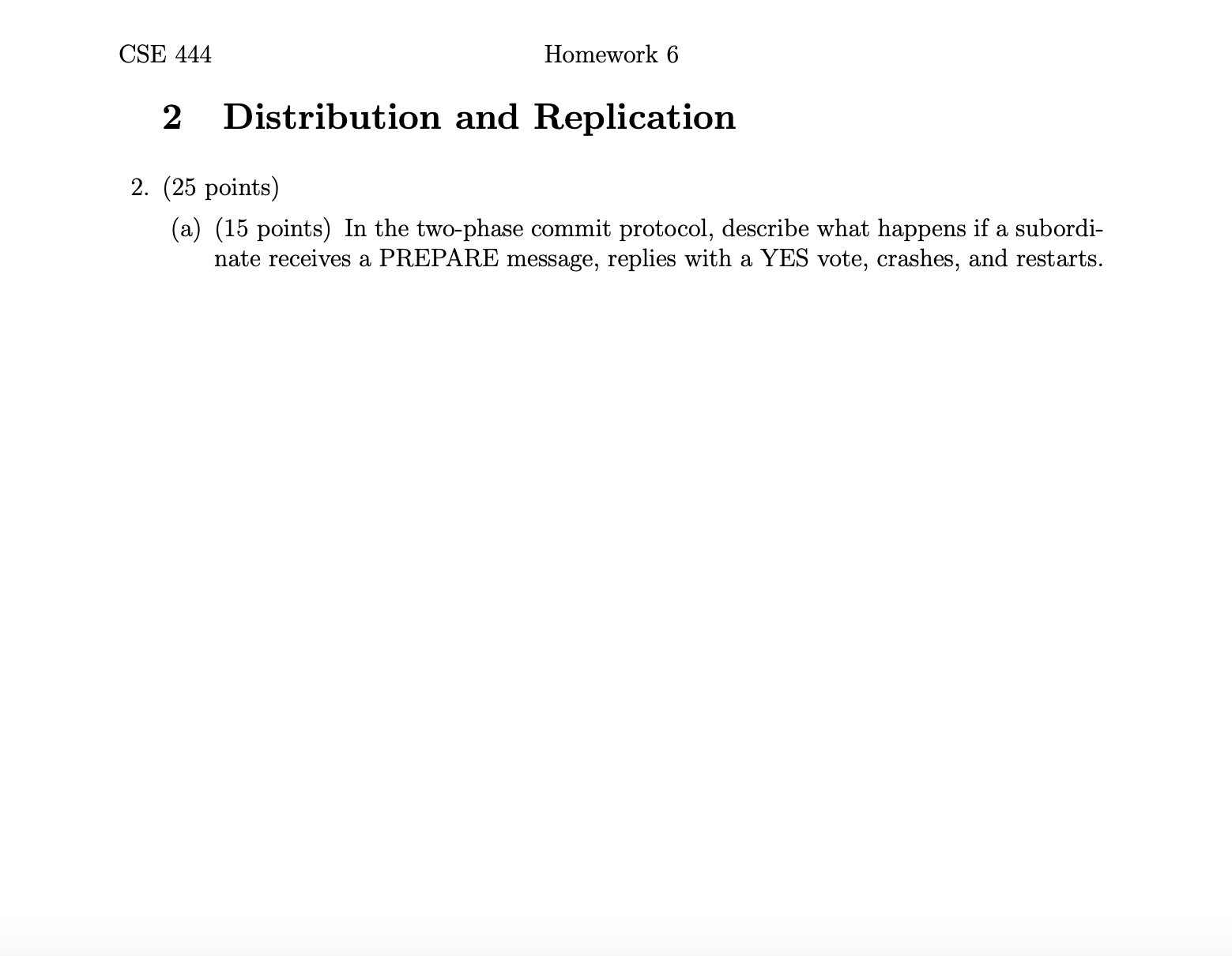 Solved 2. (25 points)(a) (15 points) In the two-phase | Chegg.com Solved 2. (25 points)(a) (15 points) In the two-phase | Chegg.com