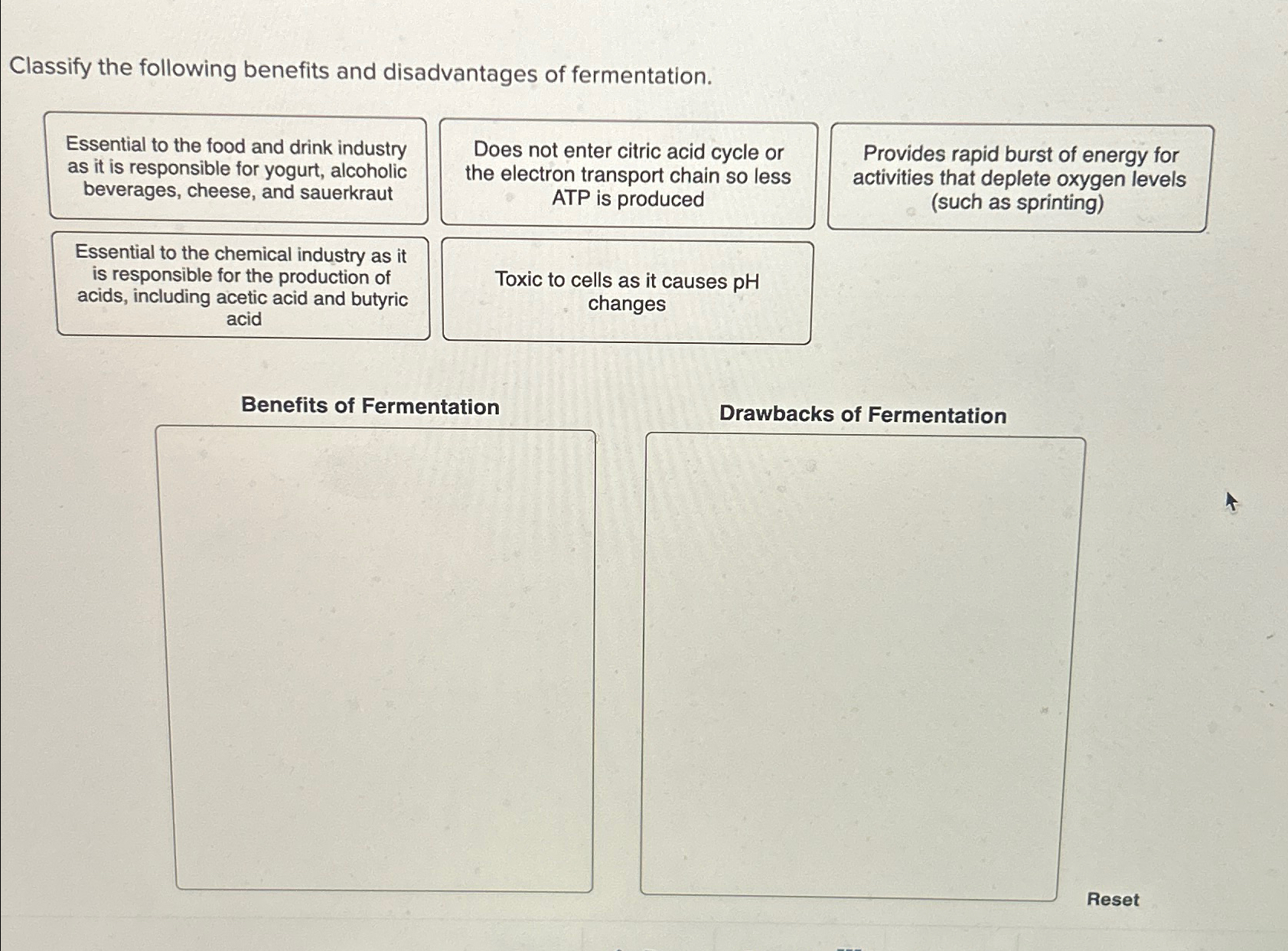 Solved Classify the following benefits and disadvantages of | Chegg.com